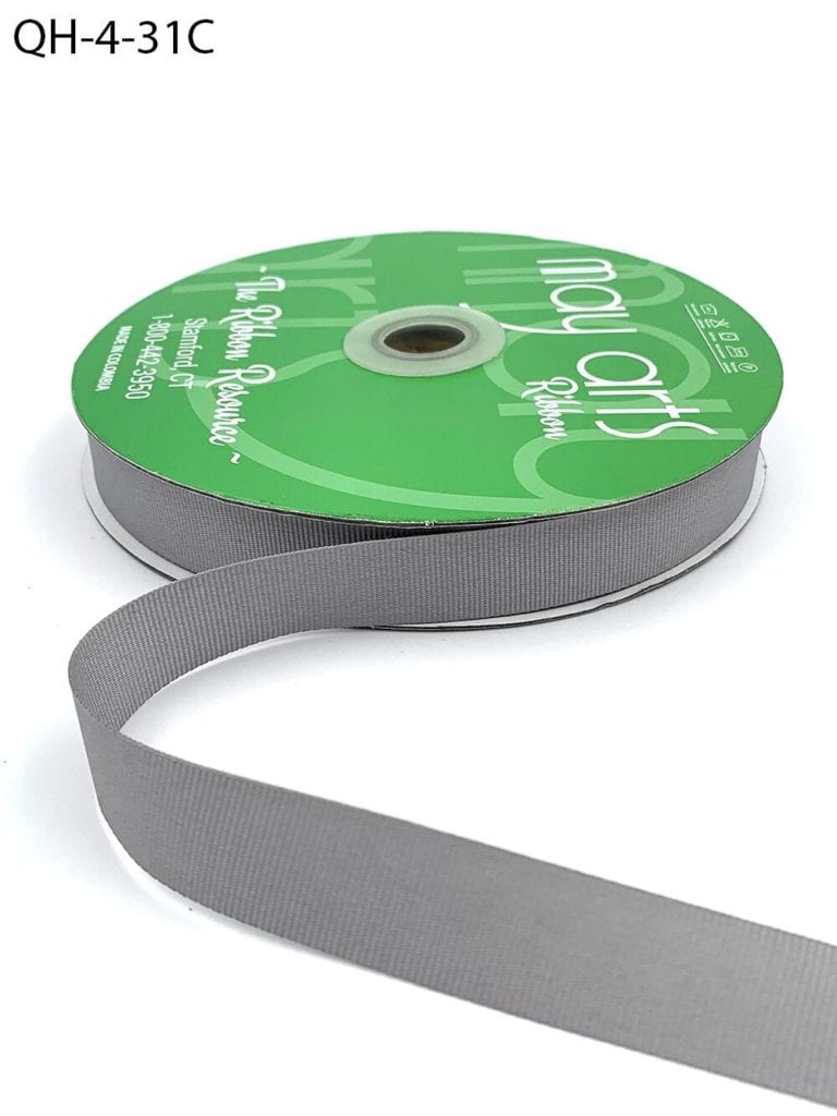 3/4 Inch Classic Grosgrain Ribbon with Woven Edge