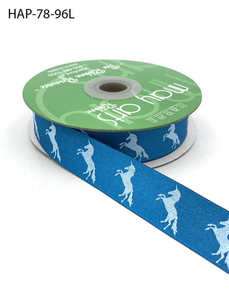 7/8" Patriotic Printed Double Faced Satin Ribbon - May Arts Ribbon