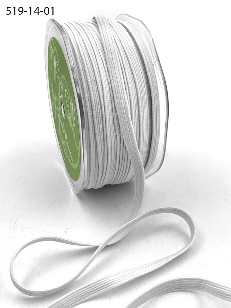 1/4 Inch Woven Flat Ribbed Elastic