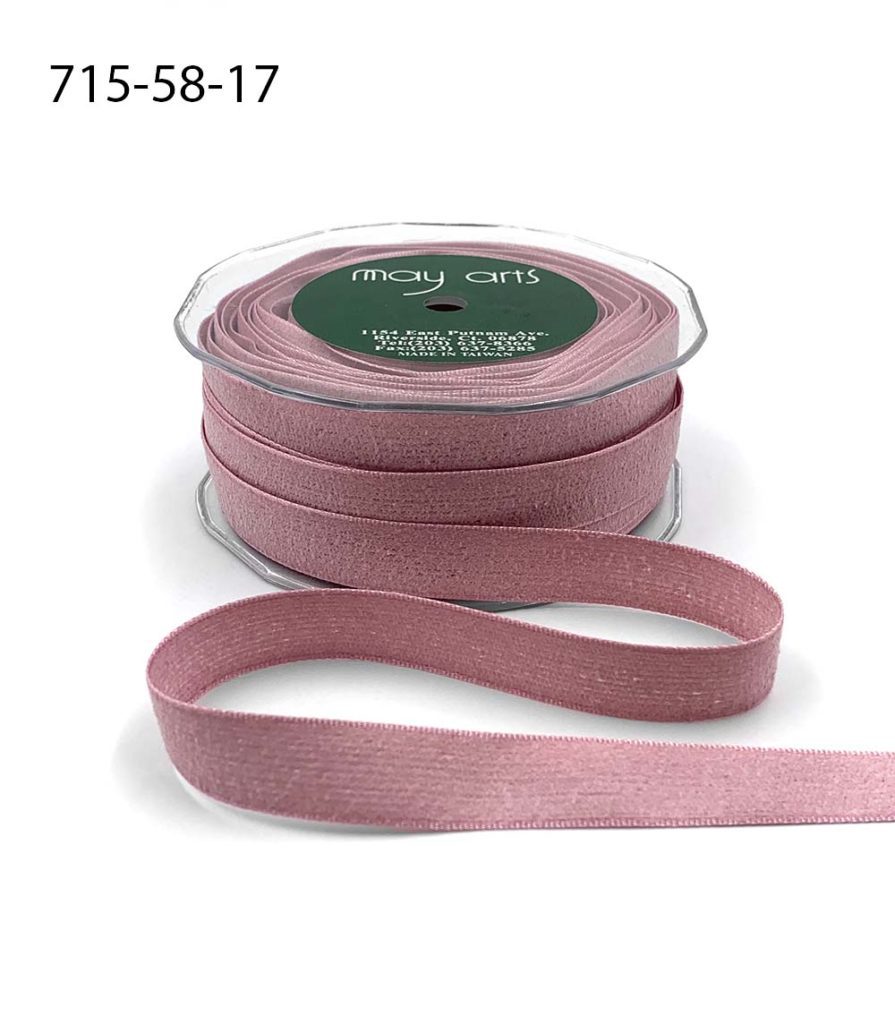 Woven Fuzzy Ribbon - 5/8" Wide Online Ribbon - May Arts