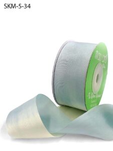 1.25 Inch 100% Hand-Dyed Variegated (multi-color) Silk Ribbon with ...