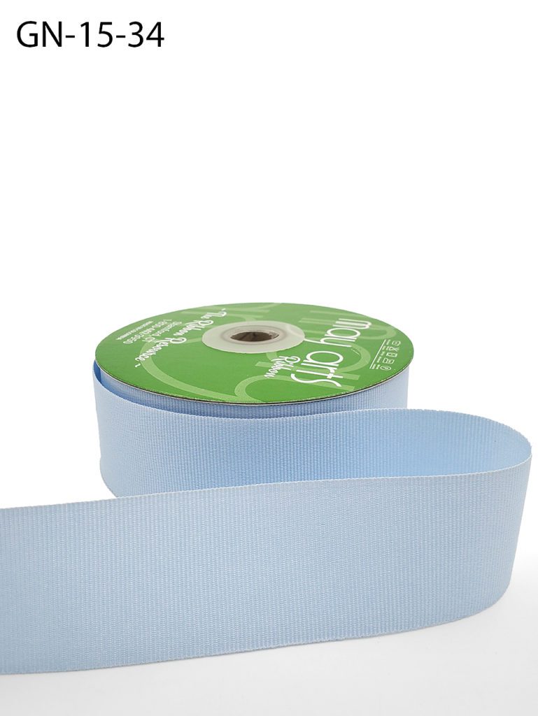 1.5 Inch Light-Weight Flat Grosgrain Ribbon with Woven Edge