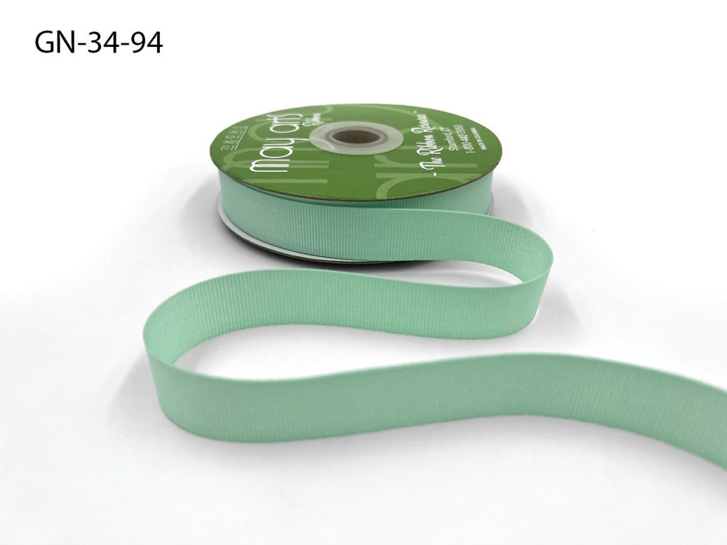 ~3/4 Inch Light-Weight Flat Grosgrain Ribbon with Woven Edge