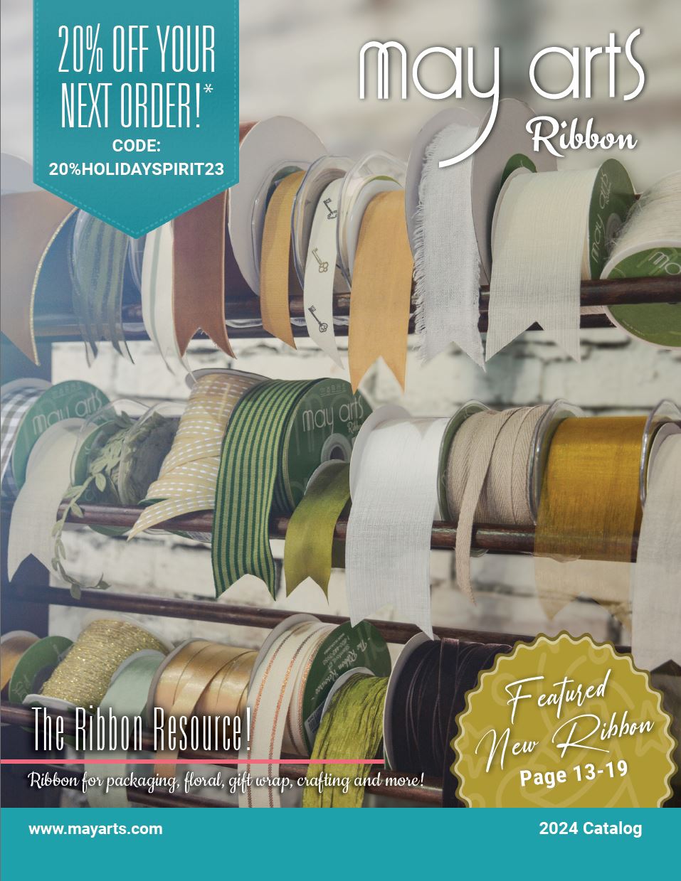 May Arts Ribbon 2024 Catalog Is Released! - May Arts Ribbon Company
